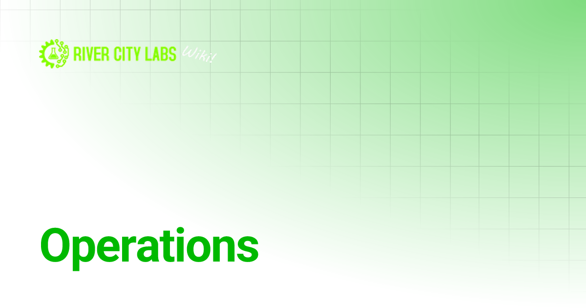 Operations | Wiki