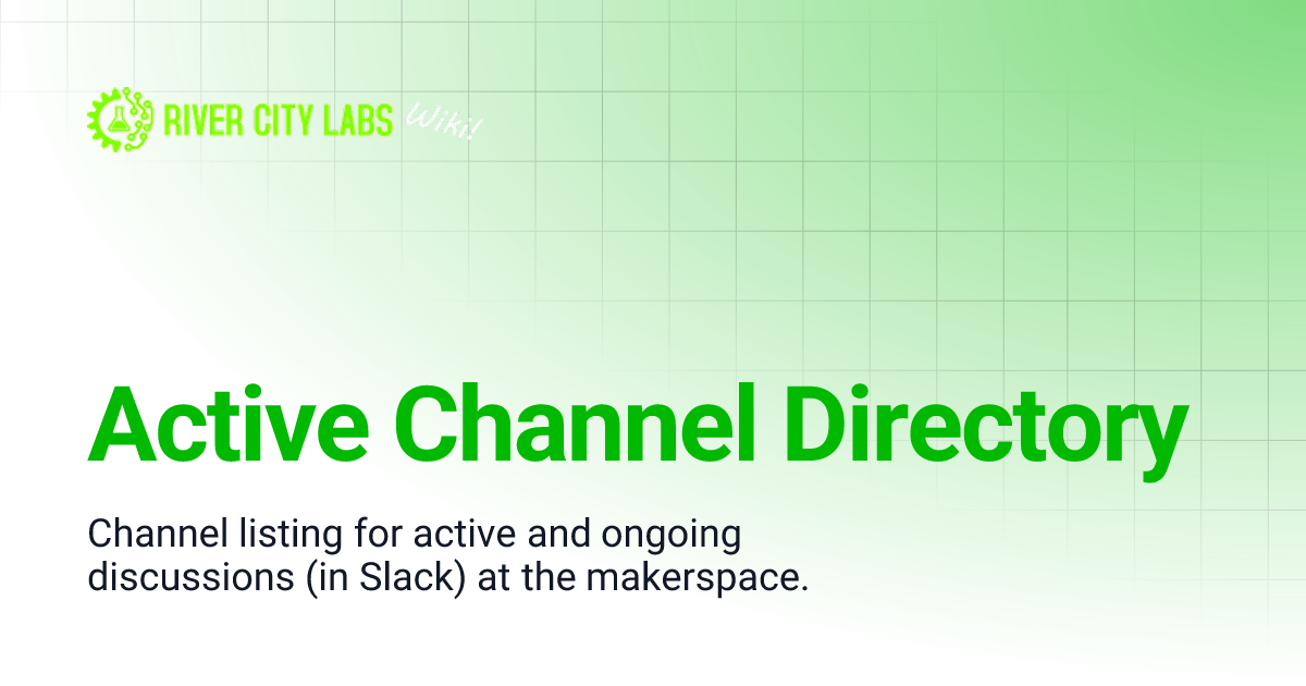 Active Channel Directory | Wiki